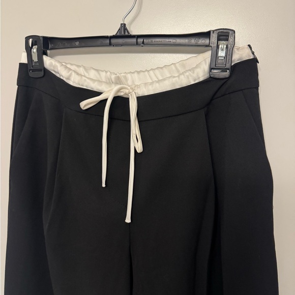 Zara | Pants & Jumpsuits | Zara Black Drawstring Trousers | Poshmark